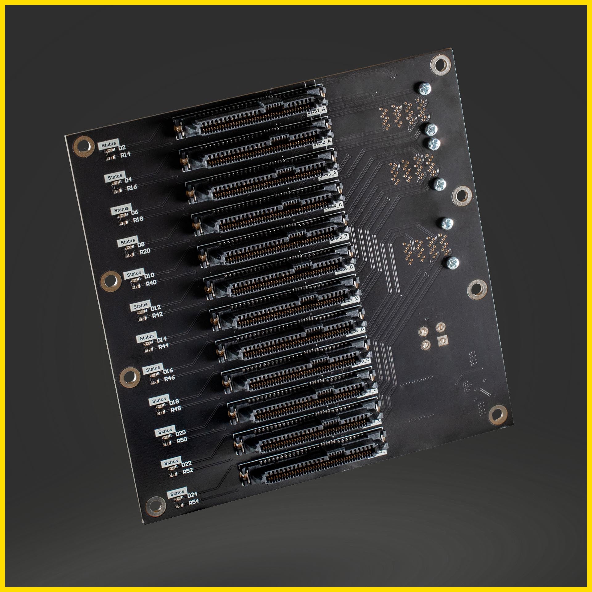 Standard 12-SSD Backplane